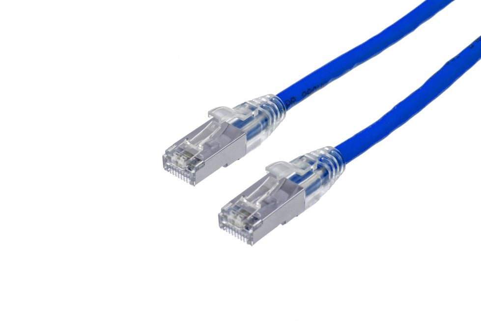 NEW CAT6A 28AWG 10G Cable - FlexLite™ S/FTP OD 5.4mm 600MHZ Soft PVC ...