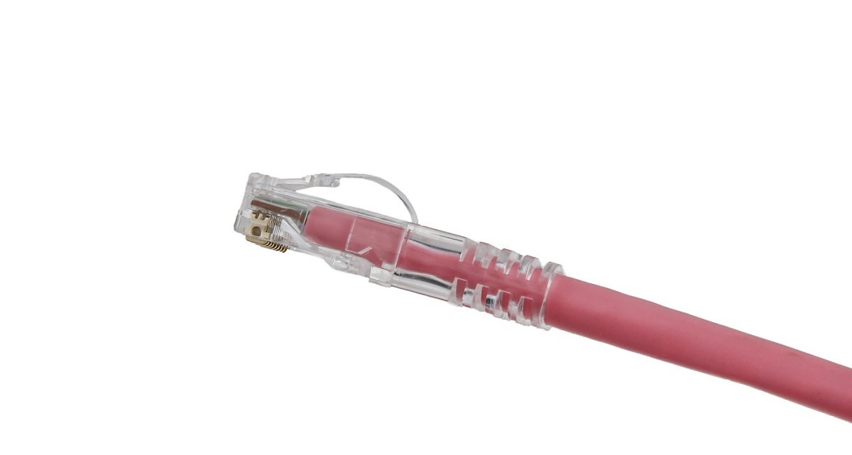 NEW Arch Latch RJ45 connectors CAT6 Cable - Round UTP With Boot ...