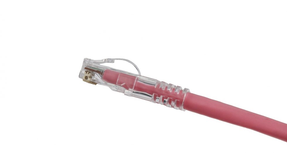 NEW Arch Latch RJ45 connectors CAT6 Cable - Round UTP With Boot ...