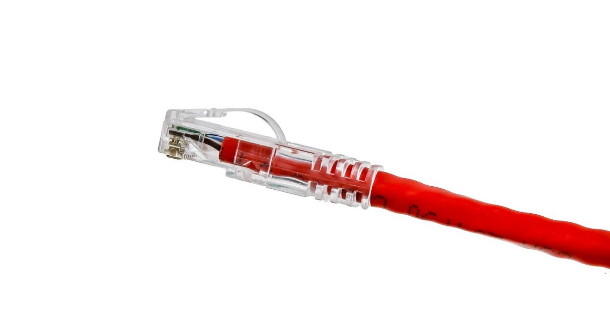 NEW Arch Latch RJ45 connectors CAT6 Cable - Round UTP With Boot ...