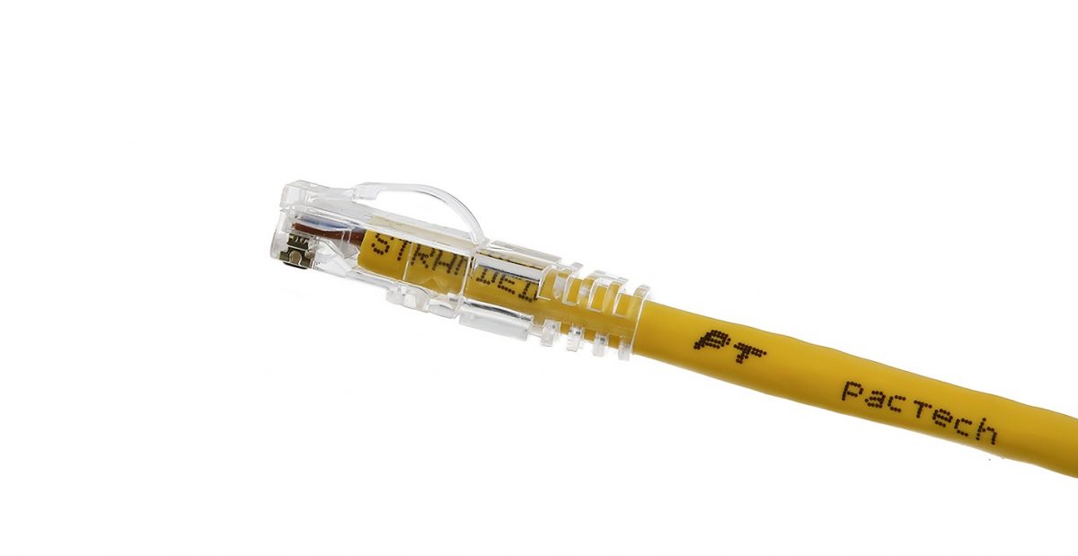 NEW Arch Latch RJ45 connectors CAT6 Cable - Round UTP With Boot ...