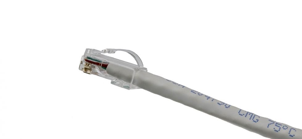 NEW Arch Latch RJ45 connectors CAT6 Cable - Round UTP - Bestronics