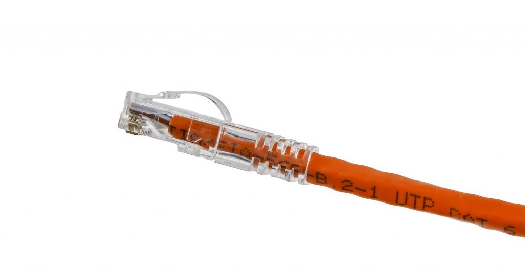 NEW Arch Latch RJ45 connectors CAT6 Cable - Round UTP With Boot ...