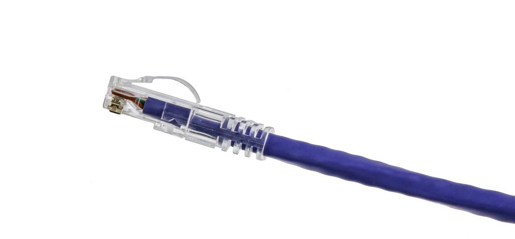 NEW Arch Latch RJ45 connectors CAT6 Cable - Round UTP With Boot ...