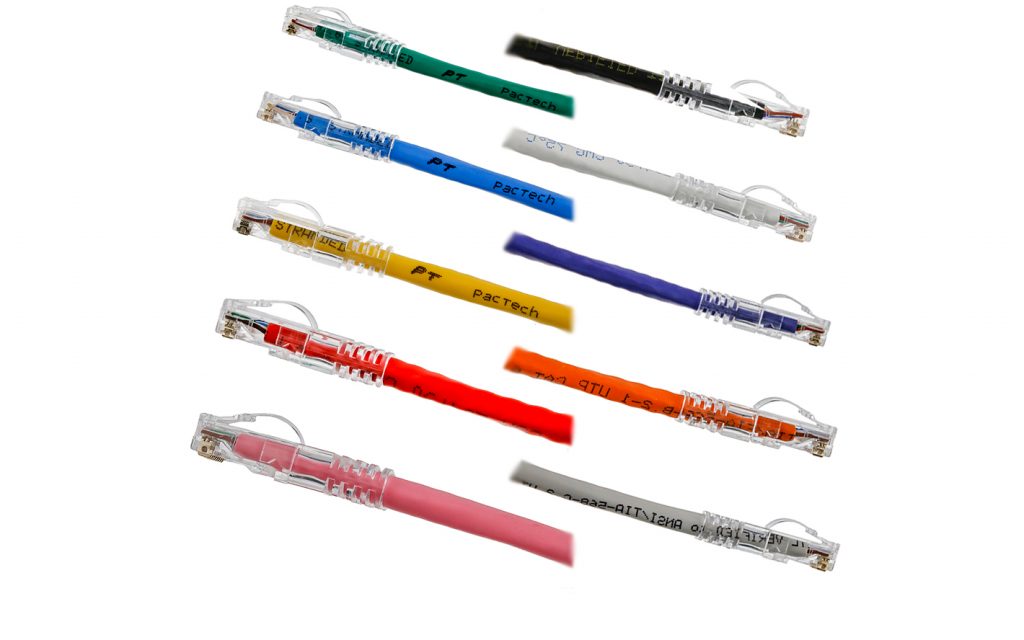 NEW Arch Latch RJ45 connectors CAT6 Cable - Round UTP With Boot ...