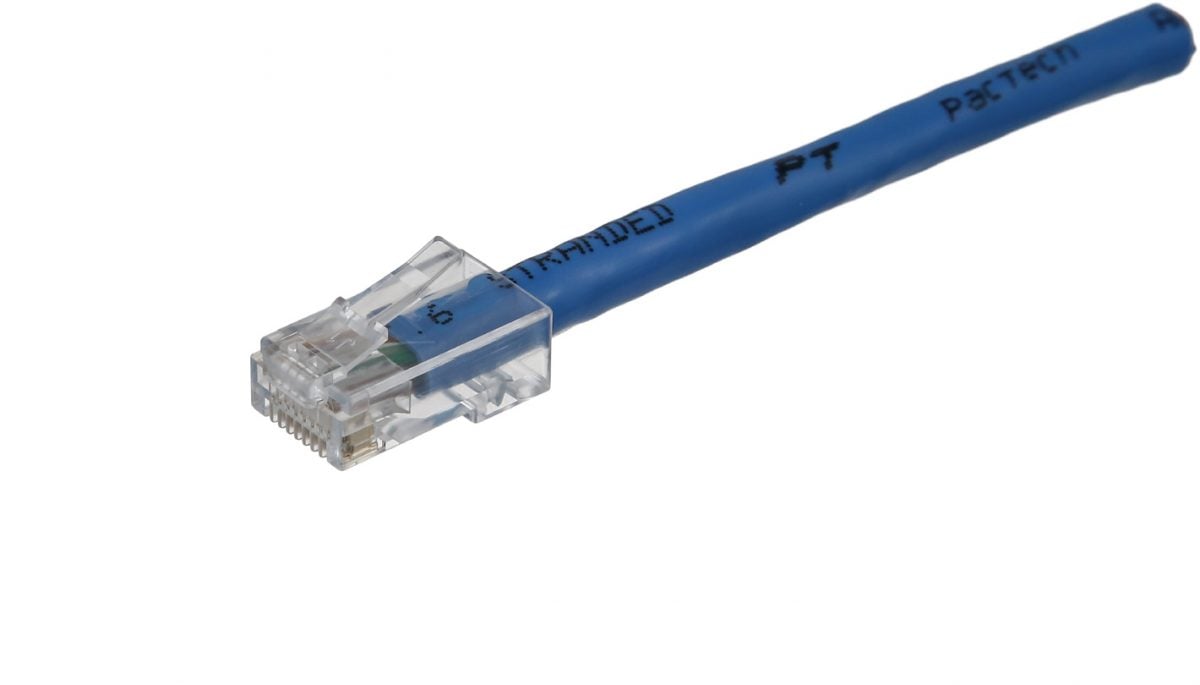 Clear RJ45 connectors CAT6 Cable - Round UTP - Bestronics