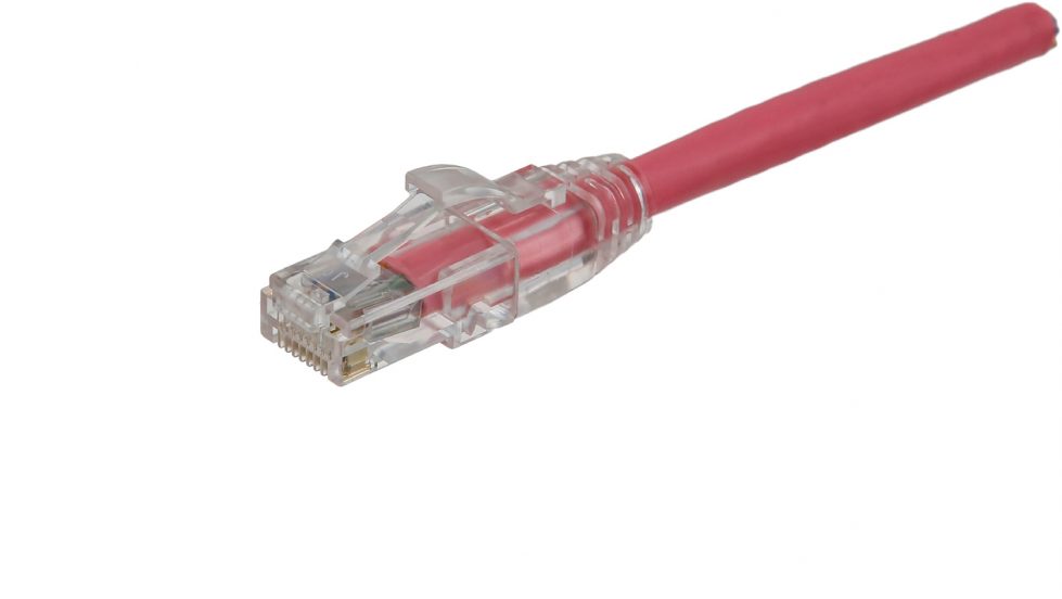 Clear RJ45 connectors CAT6 Cable - Round UTP With Boot - Bestronics