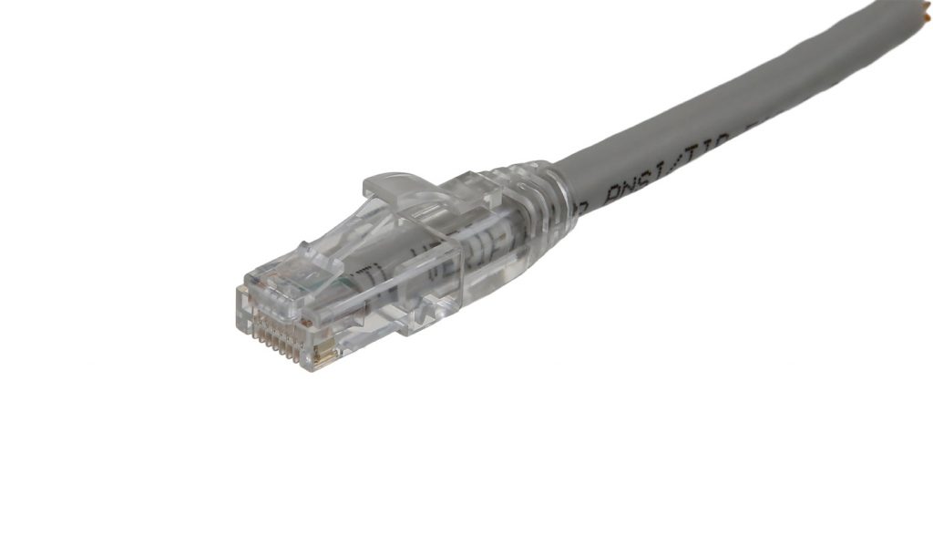 Clear RJ45 connectors CAT6 Cable - Round UTP With Boot - Bestronics